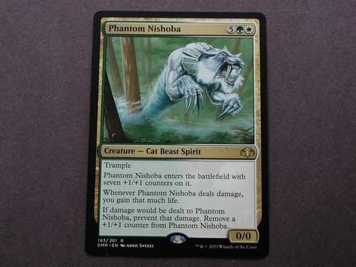 2023 MTG Rare Creature "Phantom Nishoba" NM+ Magic Card #193 DMR ...