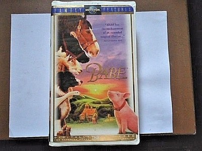 Babe (VHS, MCA UNIVERSAL 1996) CLAM SHELL FAMILY FEATURES | eBay