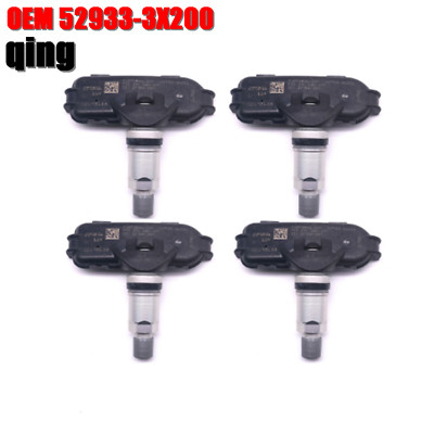 SET (4) Tire Pressure Monitor Sensor for Hyundai Elantra 52933-3X200 ...