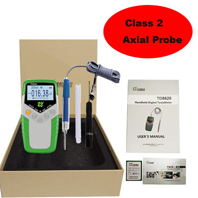 Tesla Meter Gauss Meter Axial Probe Surface Magnetic Field Tester 2% ...