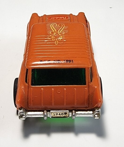 Vintage AFX Aurora Orange 57 Chevy Nomad Wagon HO Slot Car Green ...