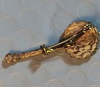 Banjo Brooch Pin Gold Tone Blue Rhinestones Vintage Gift Collectible | eBay