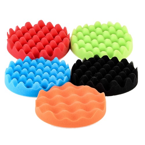 5Pcs Polishing Pad Buffing Sponge Discs for Car Waxing and Detailing | eBay