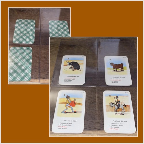 Vintage Walt Disney German Card Set Schmid’s Quartett VERY RARE ...