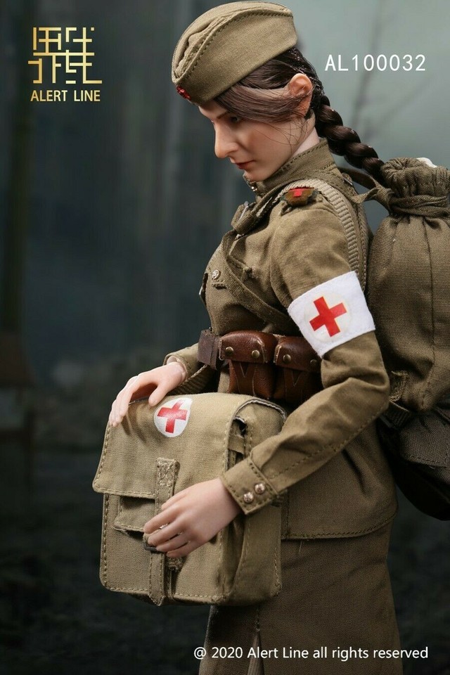 Alert Line AL100032 1/6 WWII Female Soviet Army Medical Soldier Action ...