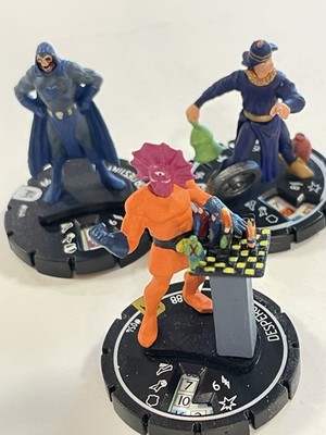 DC Heroclix - Classic, RARE & SUPER RARE Justice League Villains - Lot ...