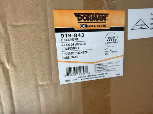 Dorman 919-843 Stainless Steel Fuel Line Kit fits Chevrolet GMC models ...