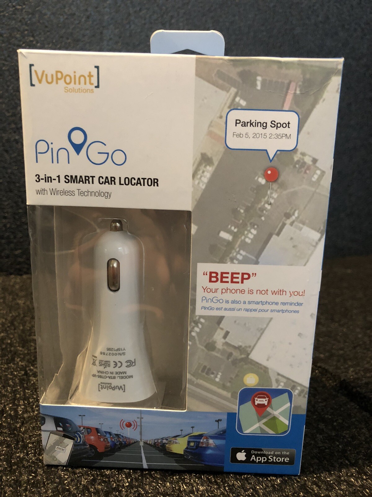 Vupoint Solutions PinGo 3 In 1 Car Locator With Wireless Technology | eBay