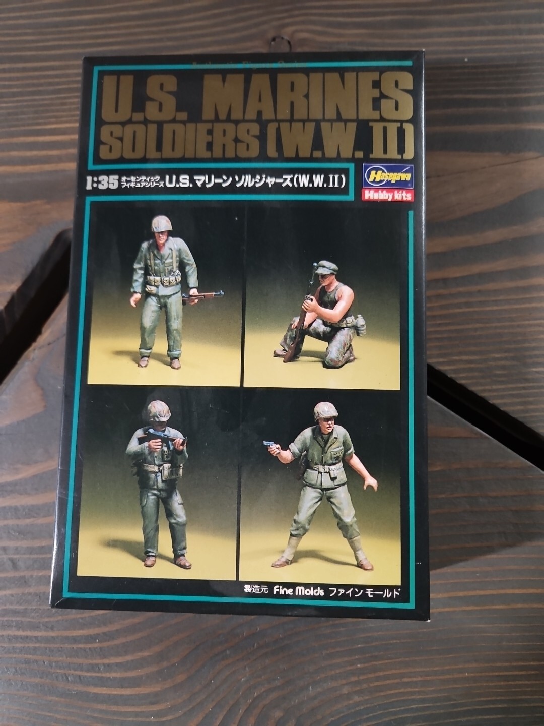 Hasegawa Hobby Kits 1:35 Us Marines Soldiers WW2 AF4 #87004 New Open ...