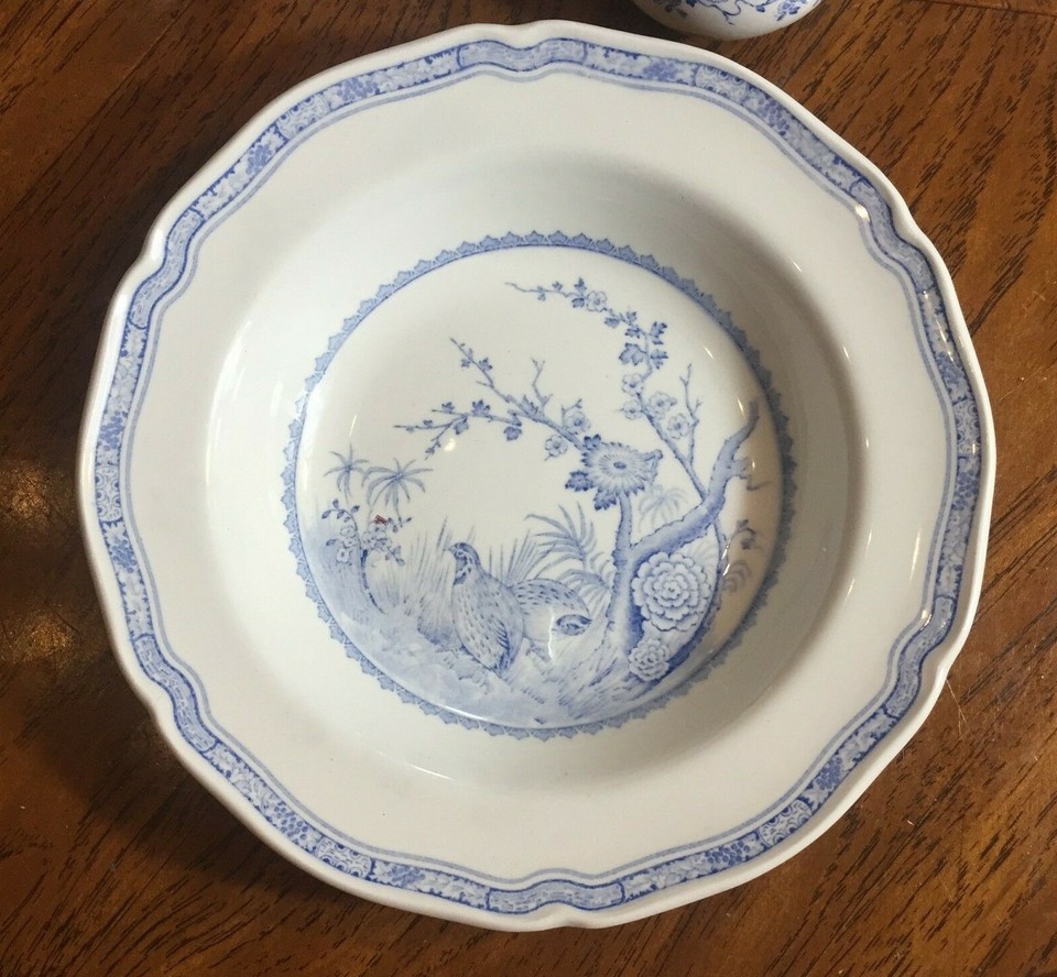 Furnivals Quail Blue England Dishes Various Items Dinnerware & Serving ...