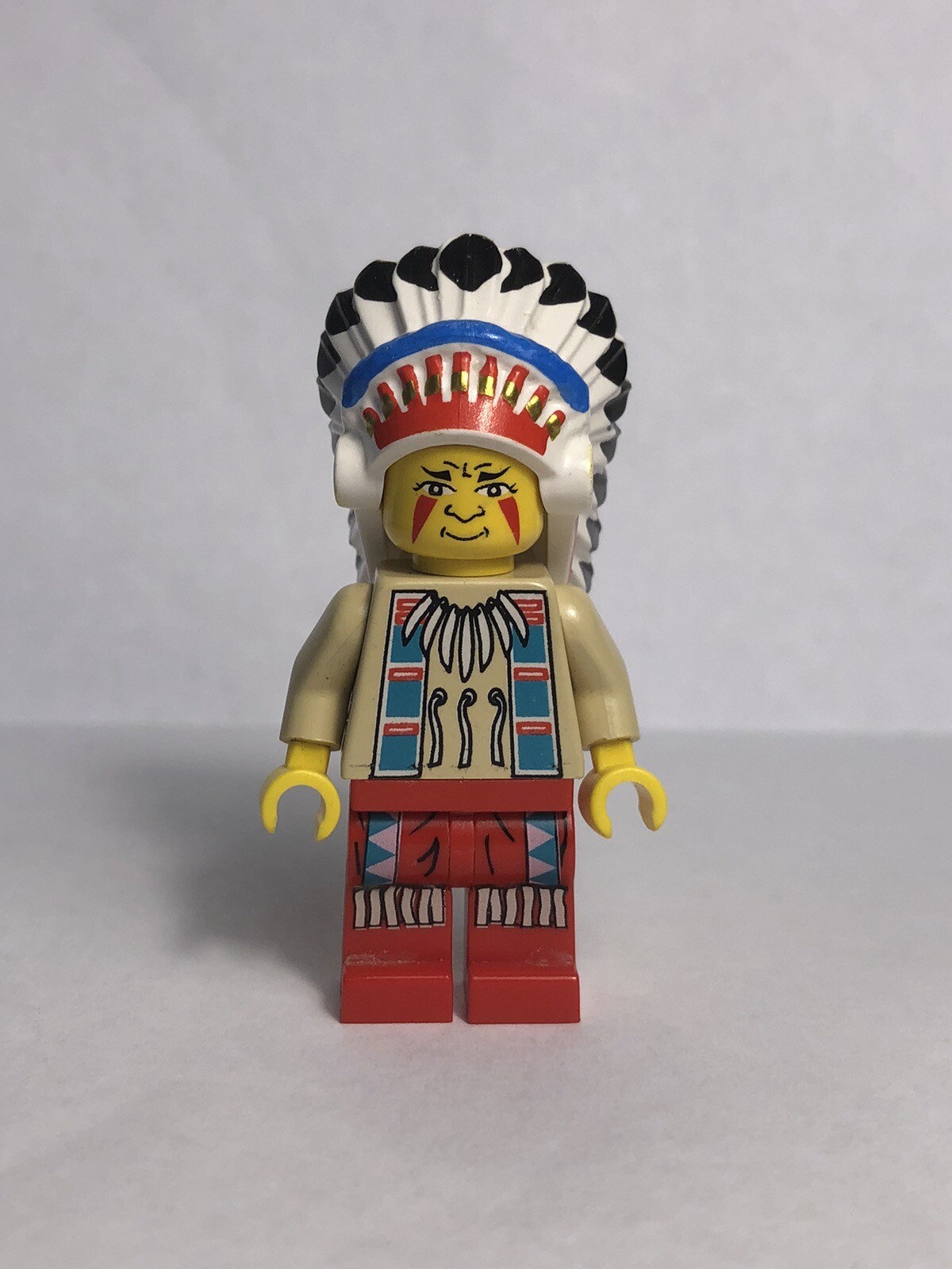 LEGO Indian Chief Rattlesnake Minifigure Western Indians 6706 6746 6766 ...