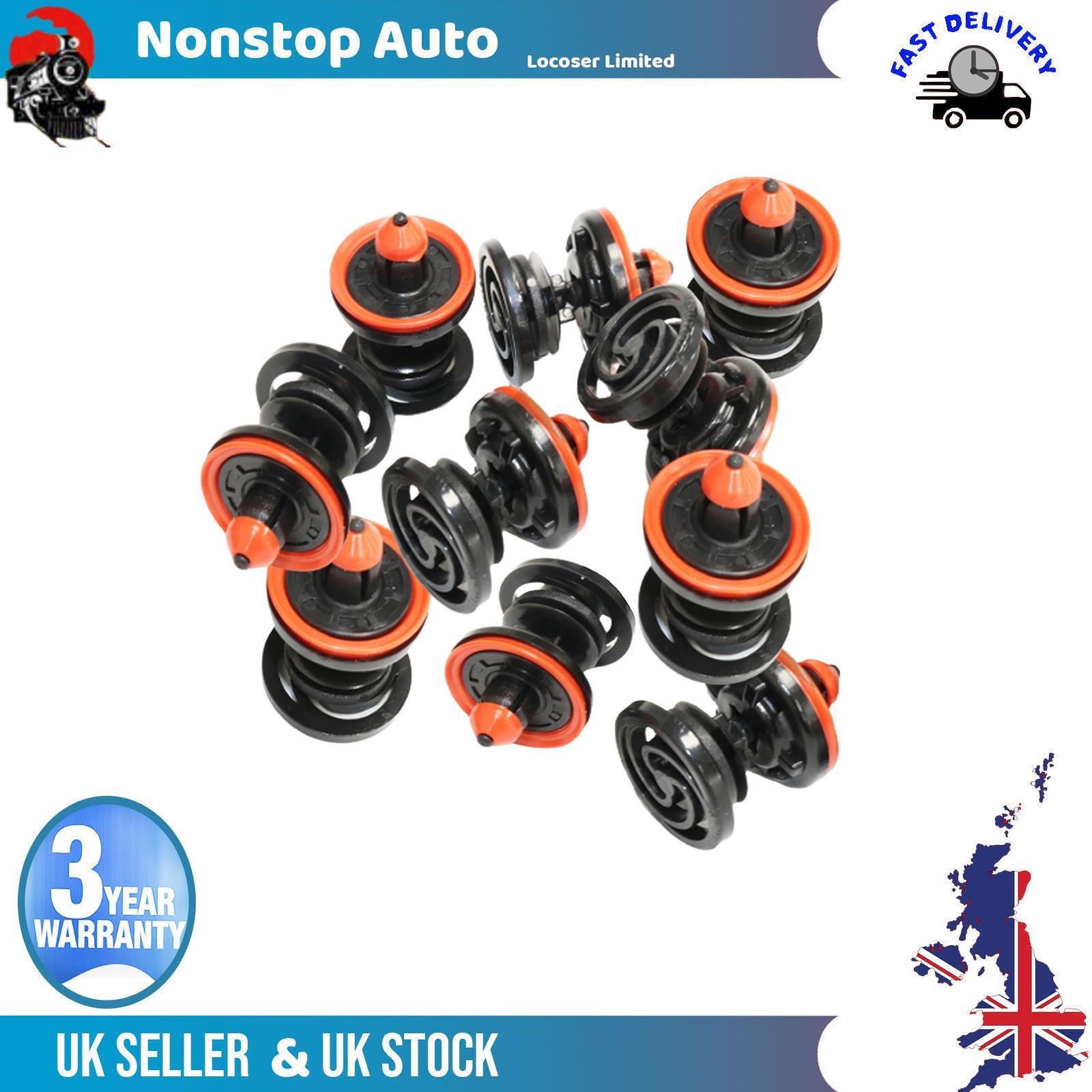 10X Door Panel Card Trim Clips Interior For VW Multivan T5 T6 7L6868243 ...