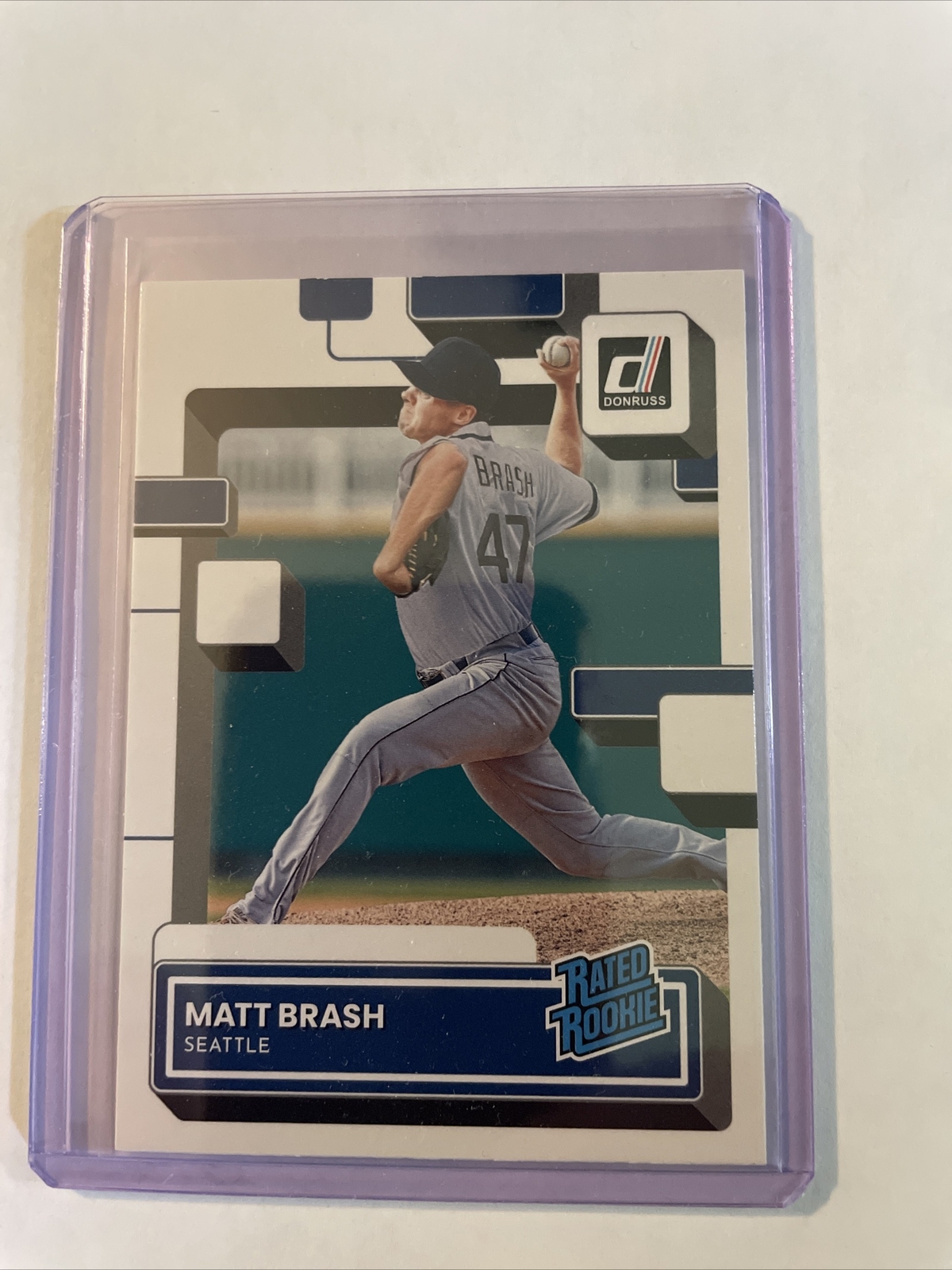 MATT BRASH RATED ROOKIE 2022 Panini Donruss Seattle Mariners #77 | eBay