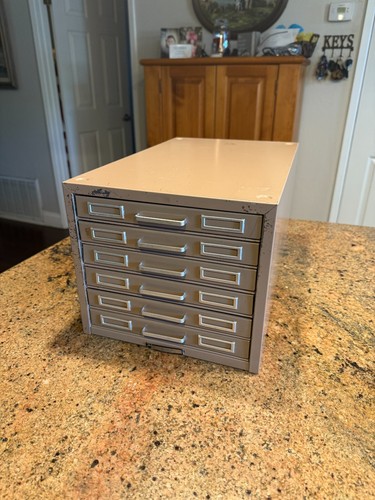Steelmaster 6 Drawer Flat File Cabinet USA 16 X 10 X 9 | eBay
