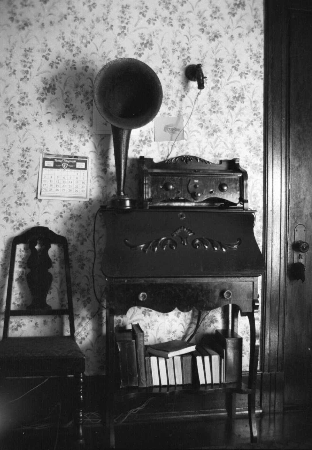 LD19-84 OLD-TIME MEGAPHONE RADIO Original 4"x5" Film Negative + Photo ...