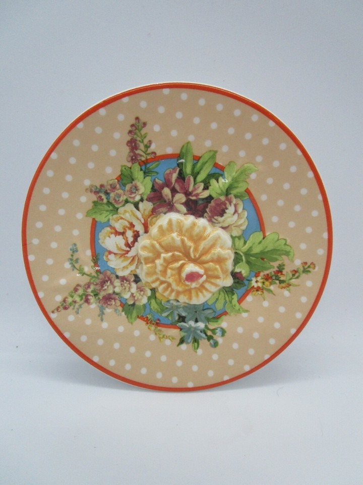 New Set Of 3 3-D Unique Flower Plates ~ Beautiful Multicolor | eBay