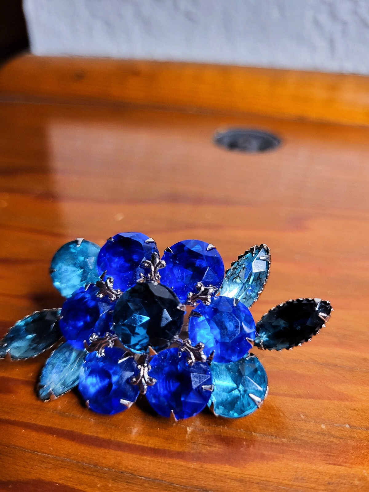 Vintage Stunning Shades Of Blue Juliana Style Rhinest… - Gem