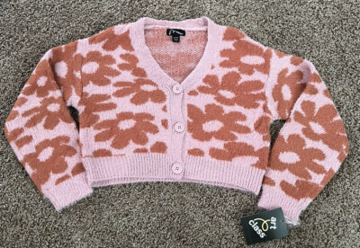 Target Art Class Brand Girl Crop Button Cardigan Size 6/6X | eBay