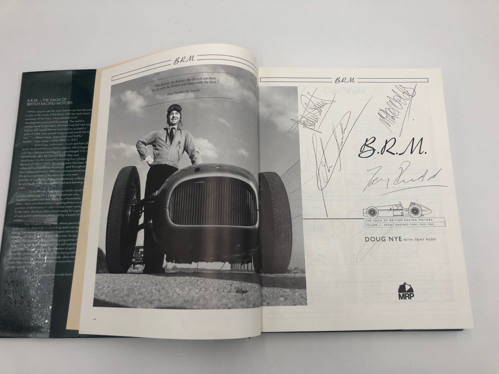 BRM The Saga Of British Racing Motors Volume 1 Front Engined Cars 1945 ...