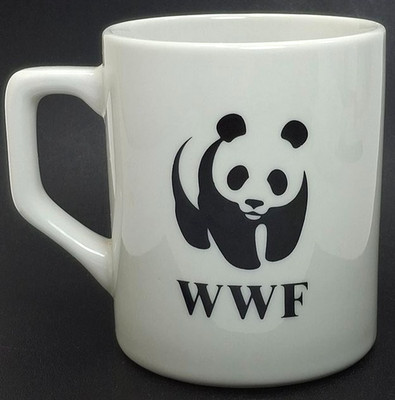 WWF World Wildlife Federation Panda Logo Mug Double Sided Pristine | eBay