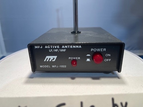 MFJ-1022 Scanner Receiving Antenna HF Active in Box 3-200 MHz ACTIVE ...