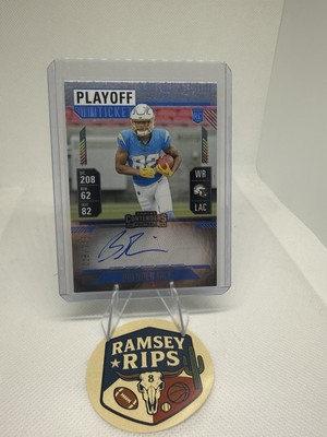 BRENDEN RICE 2024 Panini Contenders Playoff Ticket ON CARD Auto 018149 ...