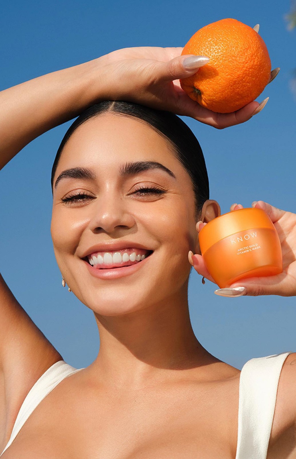 Vanessa Hudgens Holding Orange Front Her Face 11x17 Poster_11x17 | eBay UK