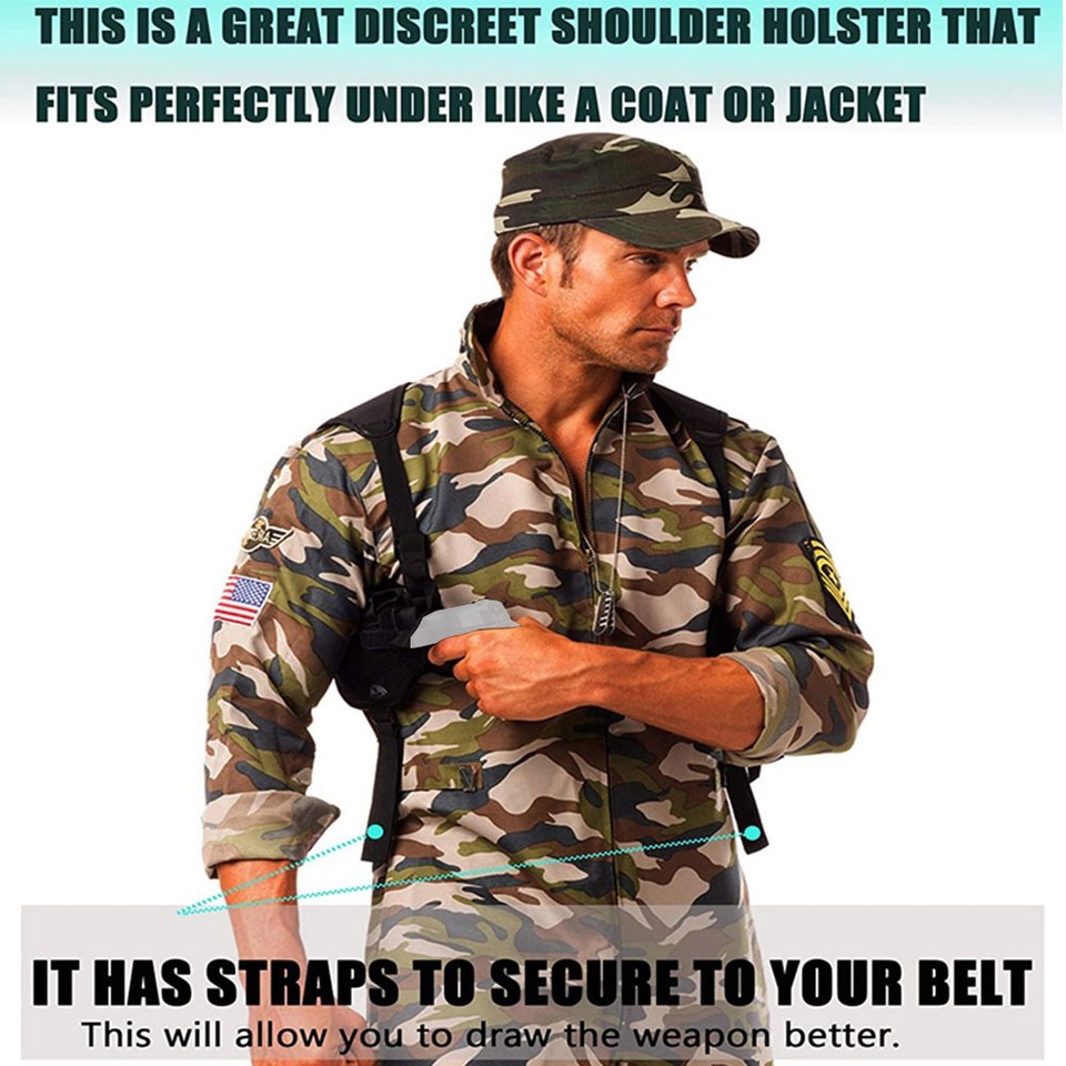 Universal Tactical Underarm Shoulder Gun Holster Pistol Handgun ...