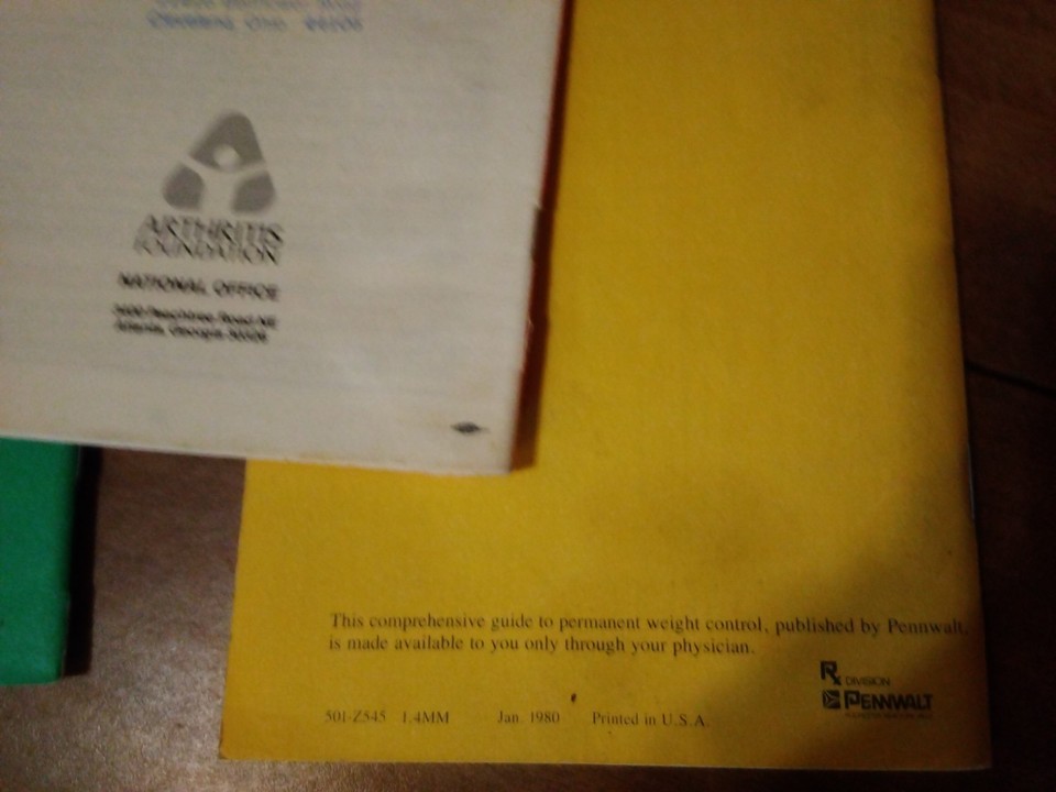 11 Vtg Health Medical Pamphlet Booklet LOT Advice 70s 80s 90s Diet ...