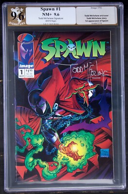 Spawn #1 Image Comics 1992 CGC PGX 9.6 Signed Todd McFarlane 1st App. Spawn | eBay