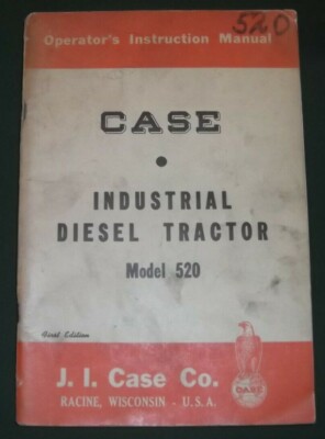 CASE 520 DIESEL CRAWLER TRACTOR DOZER OPERATION & MAINTENANCE MANUAL ...