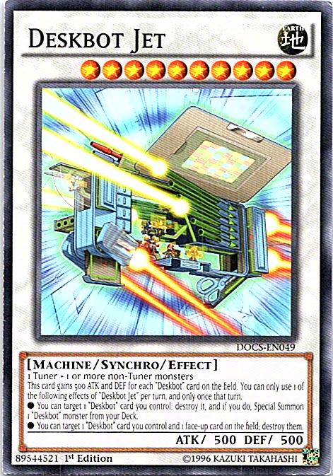 Deskbot Jet DOCS-EN049 Yu-Gi-Oh! Card Light Play 1st Edition | eBay