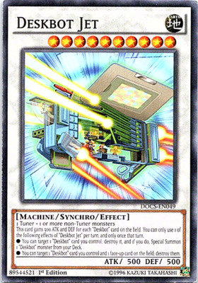 Deskbot Jet DOCS-EN049 Yu-Gi-Oh! Card Light Play 1st Edition | eBay