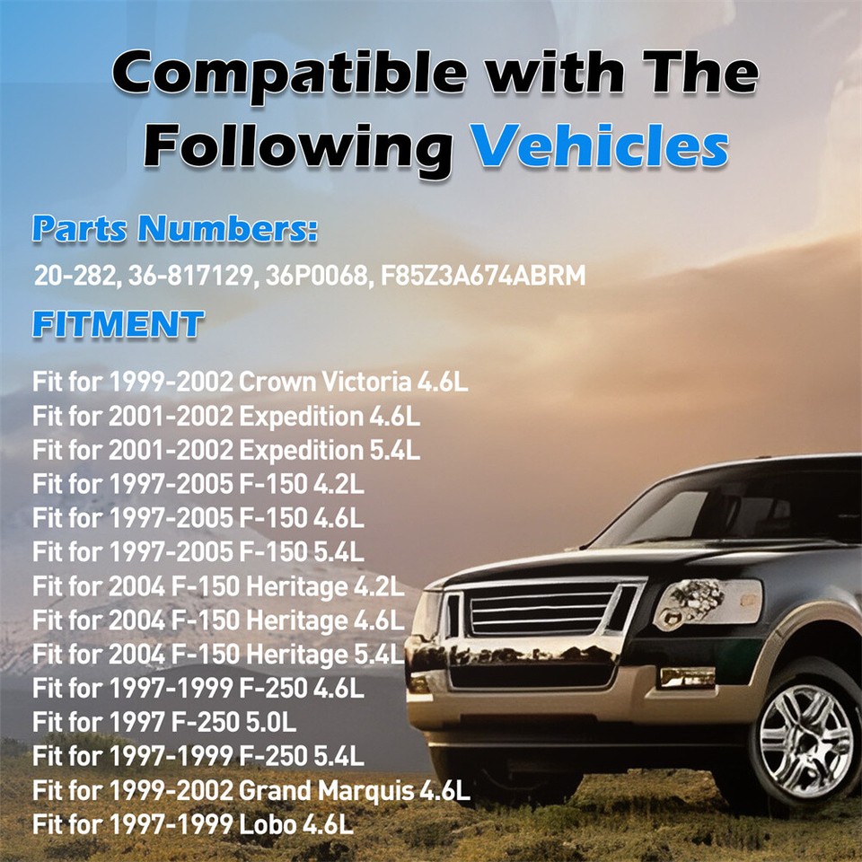 20-282 Power Steering Pump OE Replace for 1997-2005 Ford F-150 97-99 ...