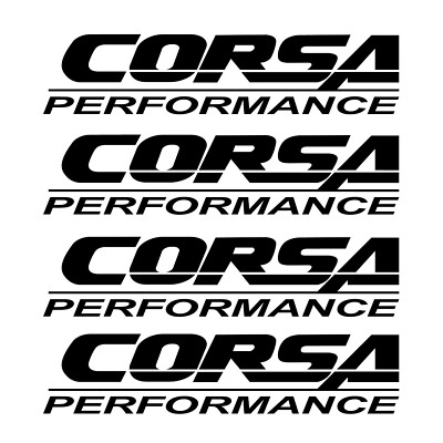 Corsa Performance Decal Vinyl Sticker Corsa Exhaust Header Intake - ANY ...