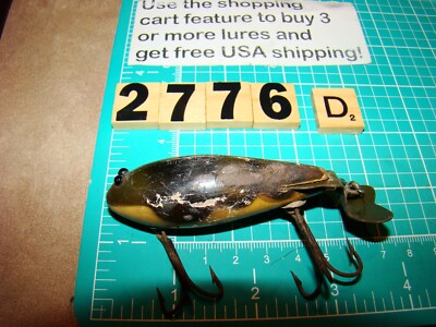 V2776 D CREEK CHUB CRAWDAD CRAYFISH WOODEN FISHING LURE | eBay