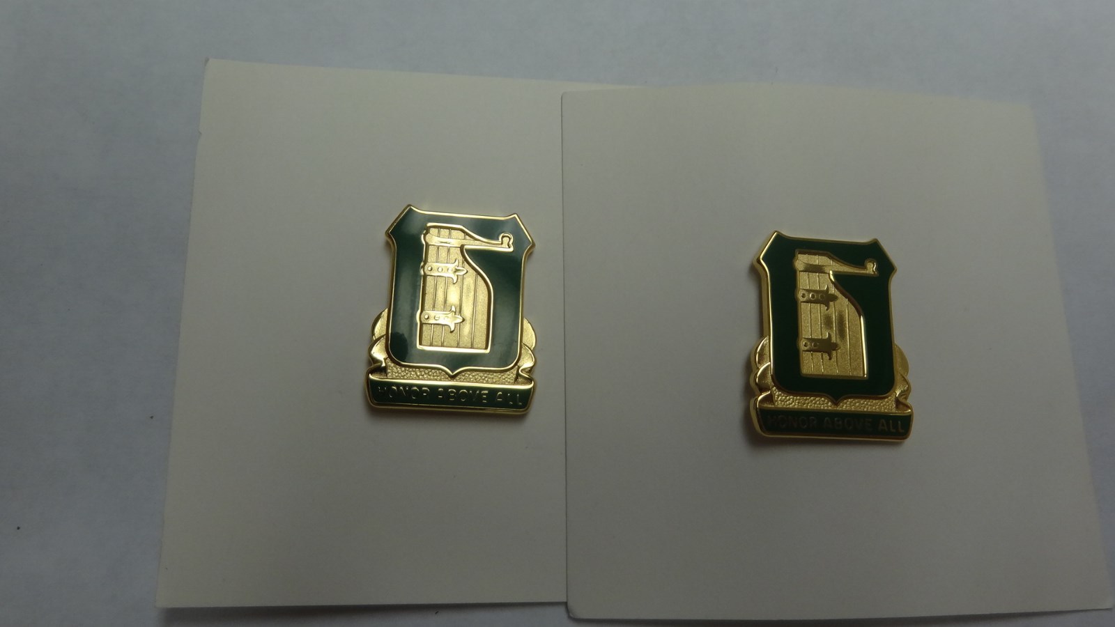 MILITARY INSIGNIA CREST DUI SET OF 2 91ST POLICE BATTALION HONOR ABOVE ...