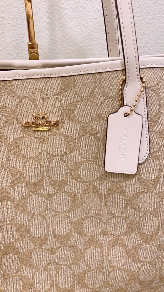 NWT COACH 🔥City Tote In Signature Canvas $350 #5696/CV976 | eBay