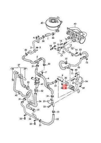 AUDI AUDI RS6RS6 PLUS AVANT QU. ADDITIONAL COOLANT PUMP 07K965561B 17 ...