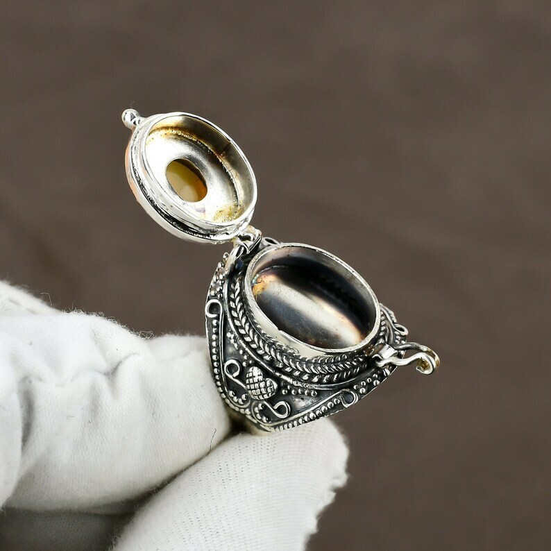 Sterling Poison Rings