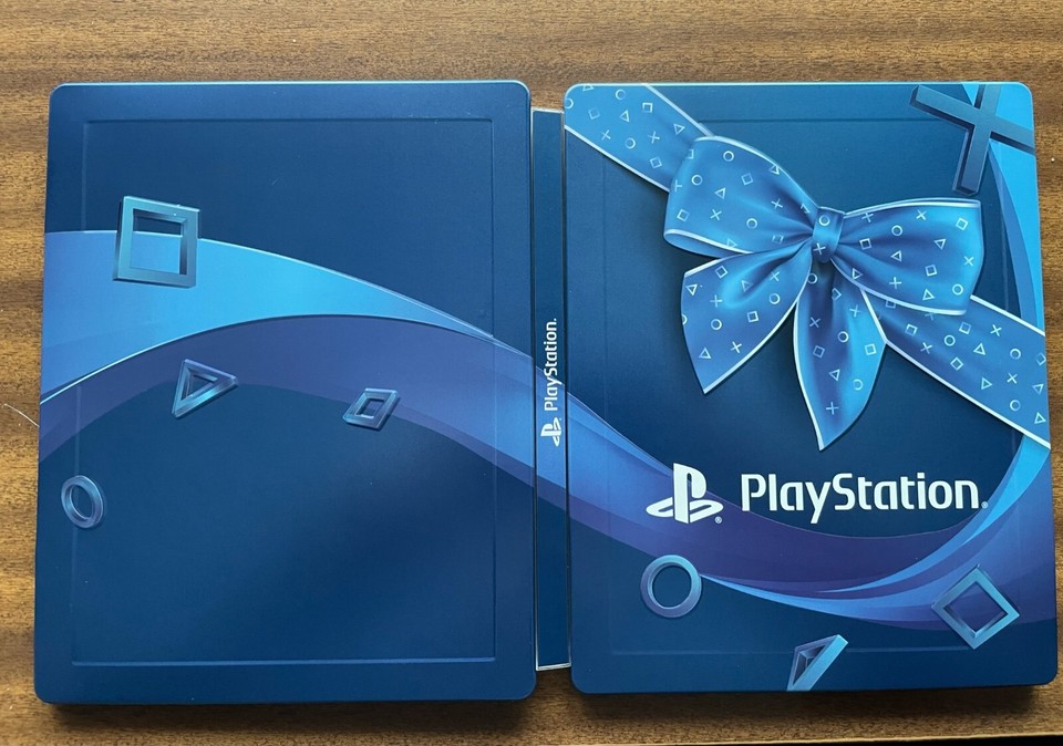 PLAYSTATION LOGO GIFT STEELBOOK G2 PS4 PS5 PLUS 30TH ANNIVERSARY ...