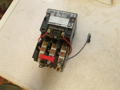 Square D Company SBG-2 Size 0 Starter, Class 8536, 3 Pole, 8536-SBG2 | eBay