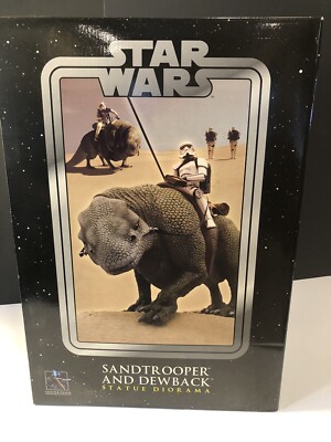 Star Wars Sandtrooper & Dewback Gentle Giant Statue Diorama #658/1500 ...