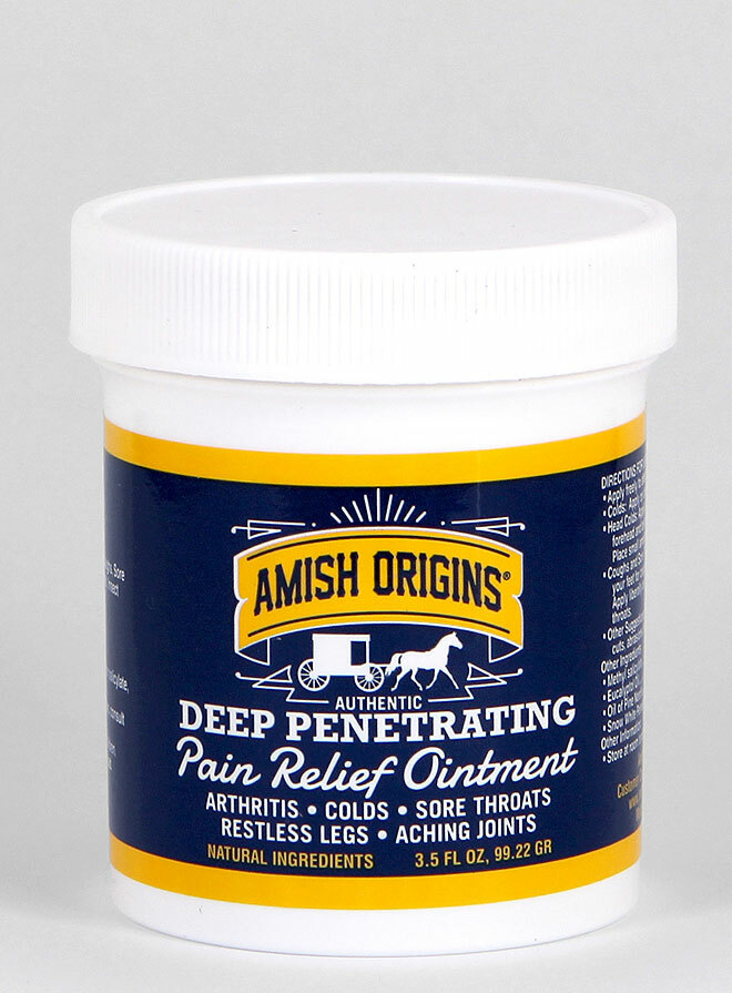 Amish Origins Deep Penetrating Pain Relief Ointment Restless Legs ...