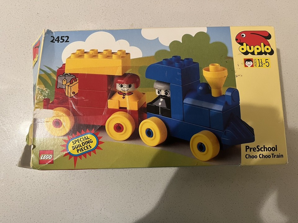 Vintage Lego Duplo Playset 2452 Pre School Passenger Train w Box | eBay