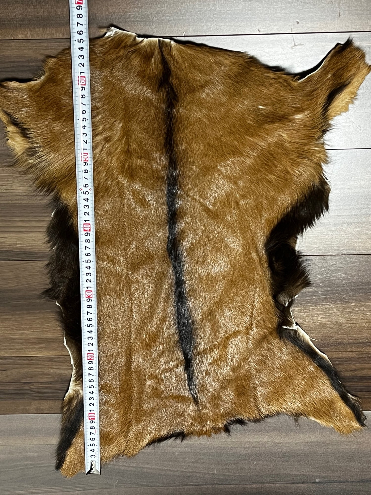2 Pieces Real Goat Skin Pelt Fur Rug Hide Tanned Leather Clothing ...