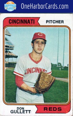 1974 Topps Cincinnati Reds #385 Don Gullett | eBay