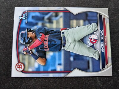 2023 Bowman Baseball Card # BP-140 Angel Genao - Cleveland Guardians ...