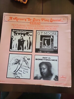 MERCURY REGGAE SAMPLER In Store Play NFS Promo 1975 Rare MK-14 4 Artist ...