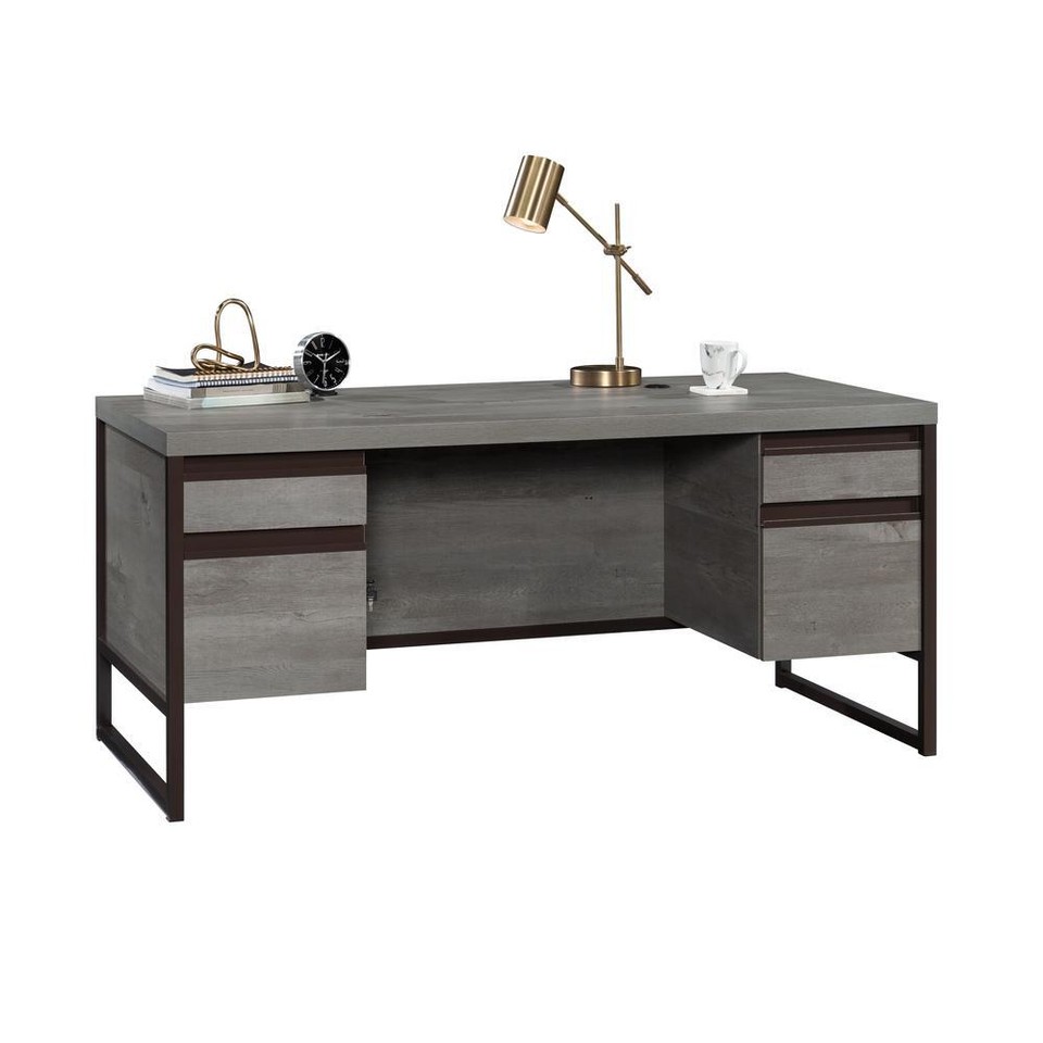 Manhattan Gate 66" Executive Desk Mystic Oak 42666087742| eBay